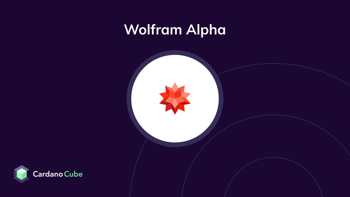 Wolfram Alpha (WBL) on the Cardano Blockchain | Prices, Charts, Teams & Ratings