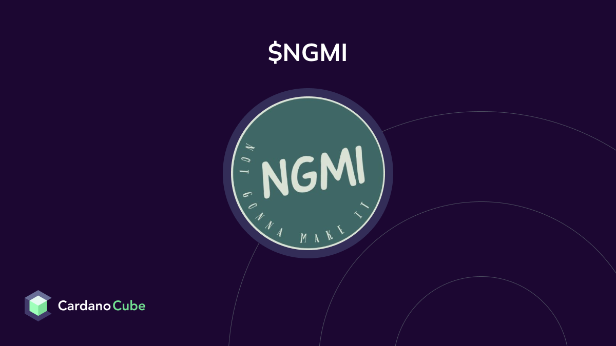 $NGMI (MEME) on the Cardano Blockchain | Prices, Charts, Teams & Ratings