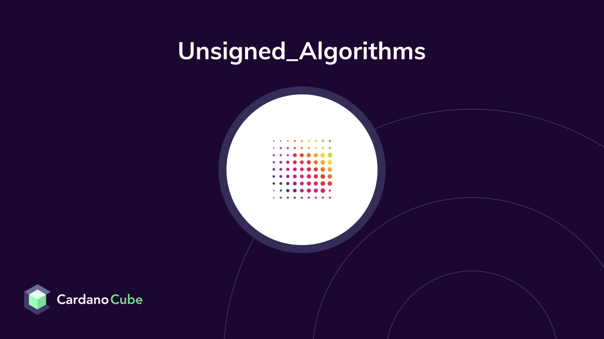 unsigned_algorithms (NFT) on the Cardano Blockchain | Prices, Charts, Teams & Ratings