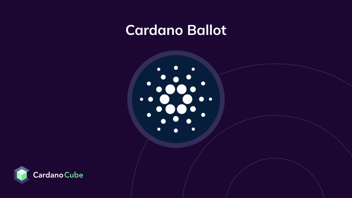 Cardano Ballot (DEVTOOL) on the Cardano Blockchain | Prices, Charts ...
