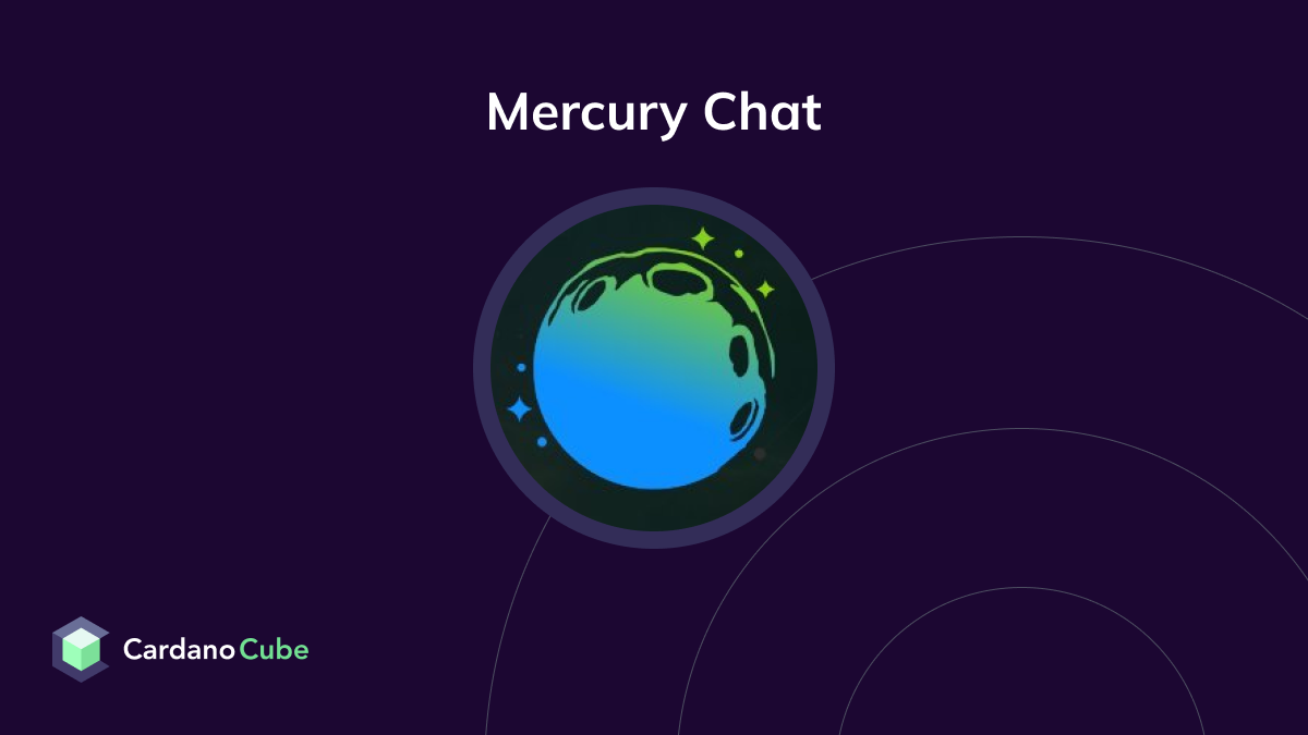 Mercury Chat (TOOL) on the Cardano Blockchain | Prices, Charts, Teams ...