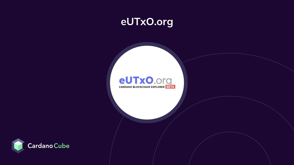 eUTxO.org on the Cardano Blockchain | Prices, Charts, Teams & Ratings